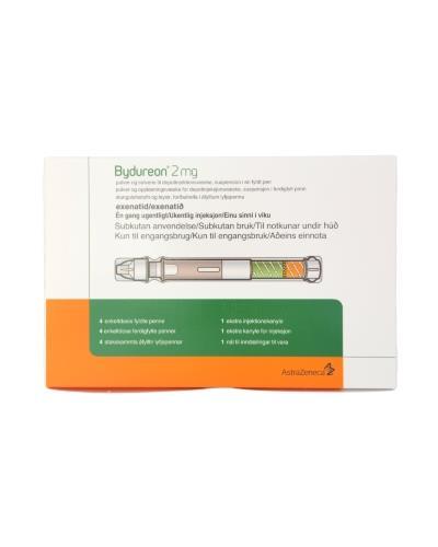 Bydureon Pulver og væske til depotinjeksjonsvæske, suspensjon i ...