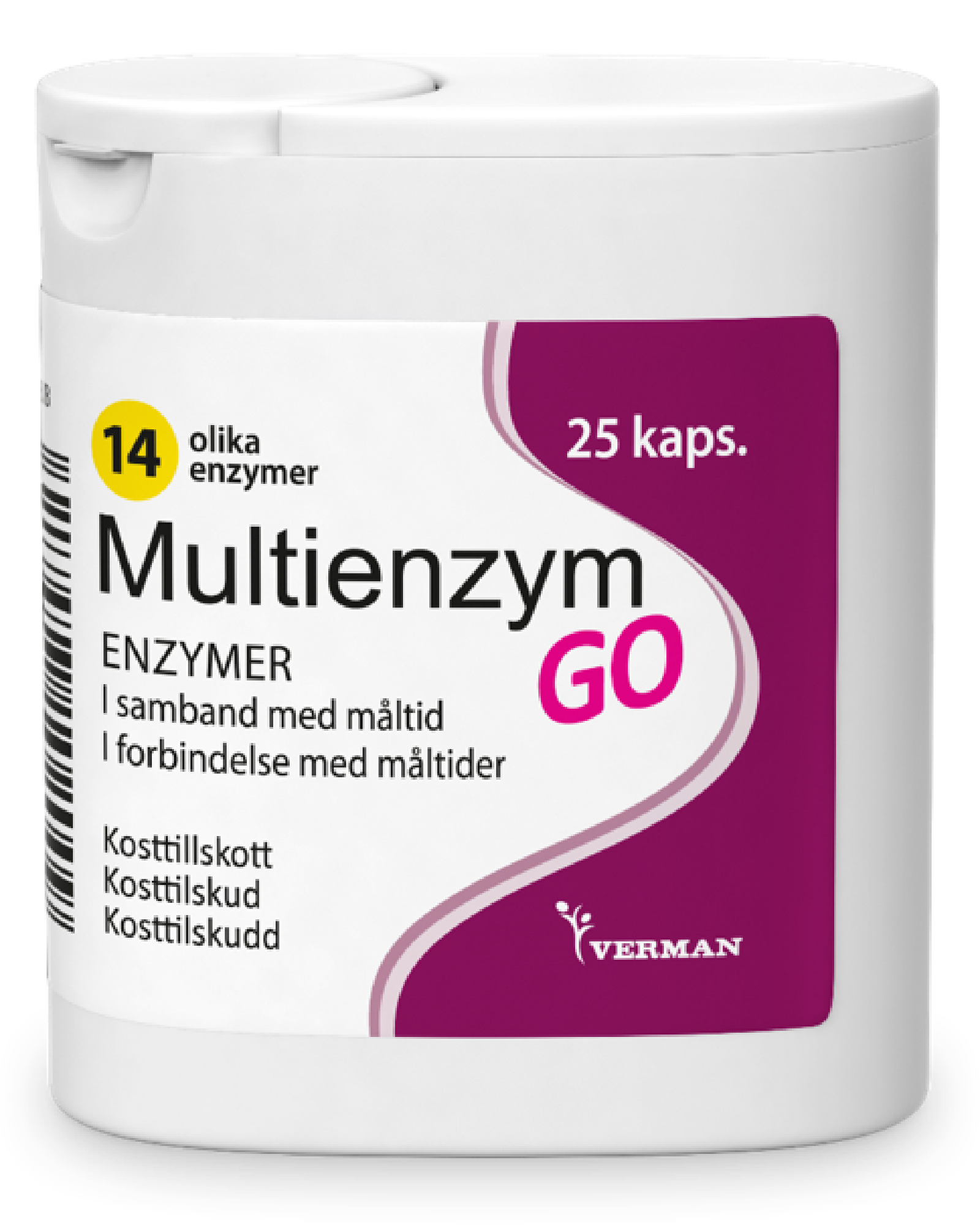 Multienzym GO kapsler 25 stk - Apotek 1