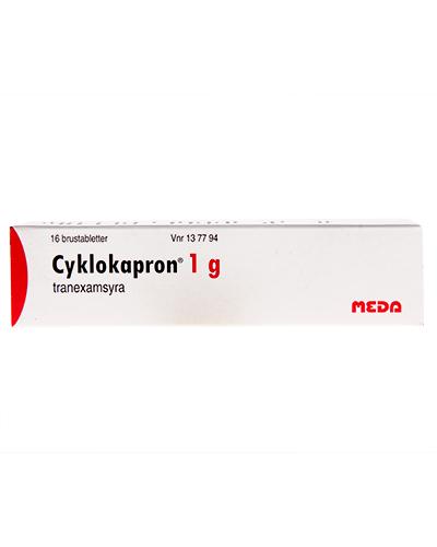Cyklokapron 1g brusetabletter 16 stk - Apotek 1