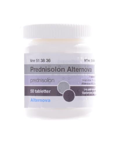 Prednisolon Alternova 5 mg tabletter 50 stk - Apotek 1