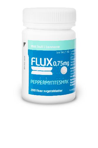 Flux 0,75mg sugetabletter peppermynte 200 stk - Apotek 1