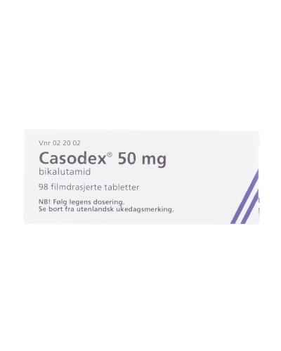 Casodex Orifarm 50 mg filmdrasjerte tabletter 98 stk - Apotek 1
