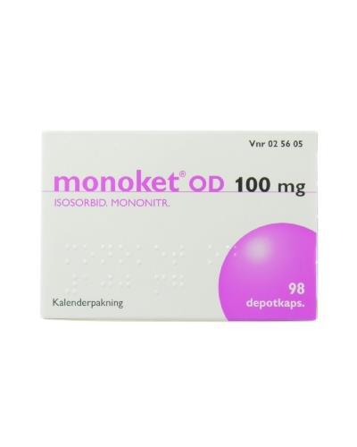 Monoket OD Depotkapsel, hard 100 mg 98 stk - Apotek 1
