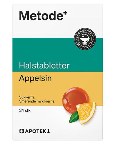 Metode halstabletter appelsin 24 stk - Apotek 1
