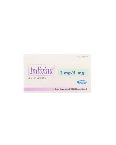 Indivina Tablett 2 mg/5 mg 3x28 stk - Apotek 1