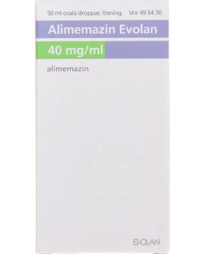 Alimemazin evolan 40mg/ml dråper 50ml - Apotek 1