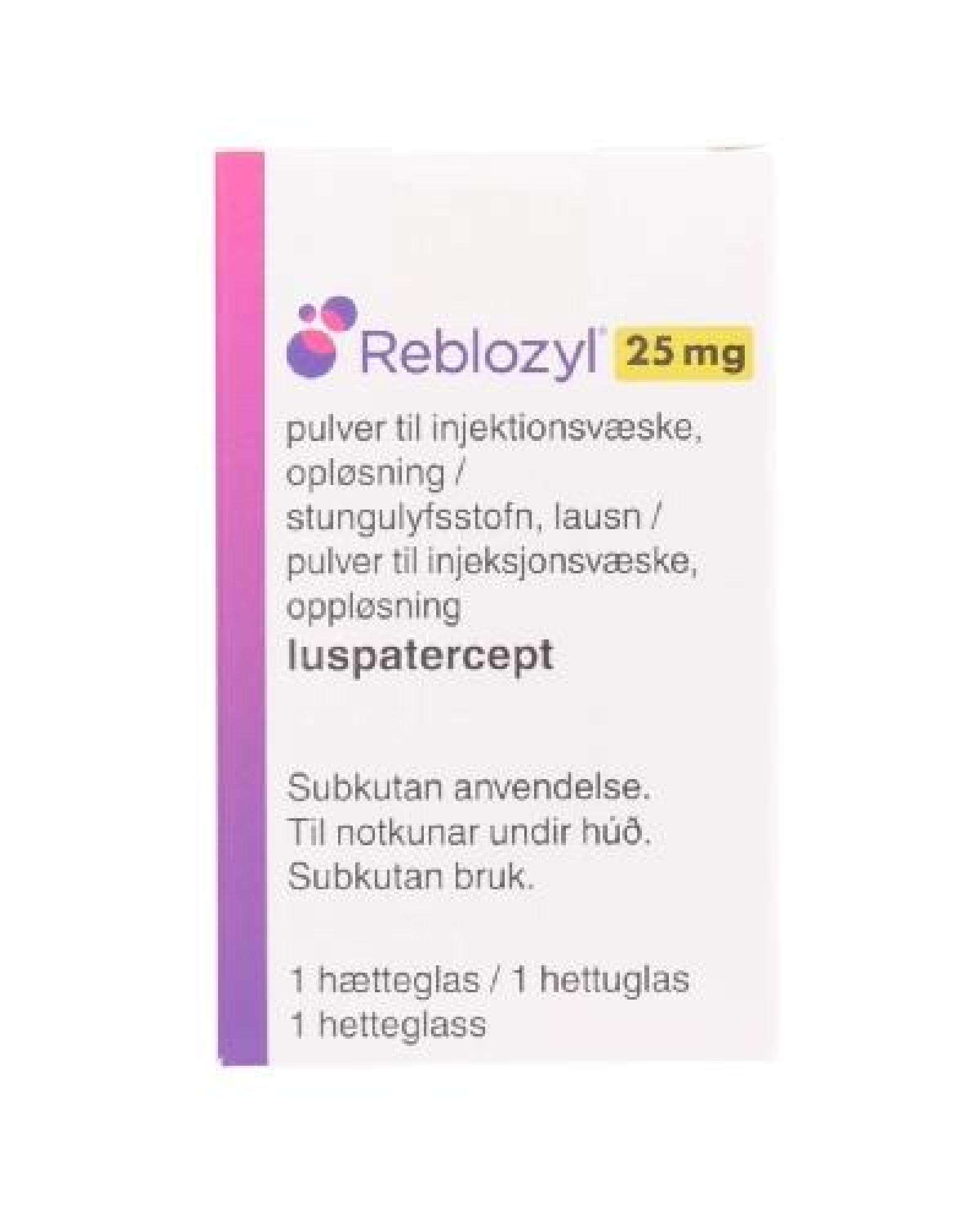 Reblozyl inj subst 25mg - Apotek 1