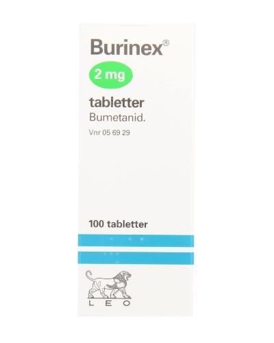 Burinex 2 mg tabletter 100 stk - Apotek 1