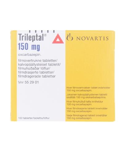 Trileptal Tablett, filmdrasjert 150 mg 100 stk - Apotek 1