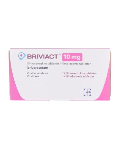 Briviact Tablett, filmdrasjert 10 mg 14 stk - Apotek 1