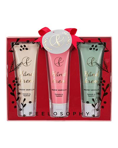 Feelosophy håndkrem trio warm vanilla 3x50ml - Apotek 1