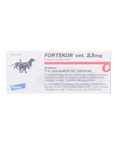 Fortekor vet tab 2,5mg 28 ENPAC - Apotek 1