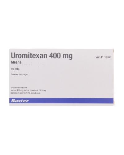 Uromitexan Tablett, filmdrasjert 400 mg 10stk - Apotek 1
