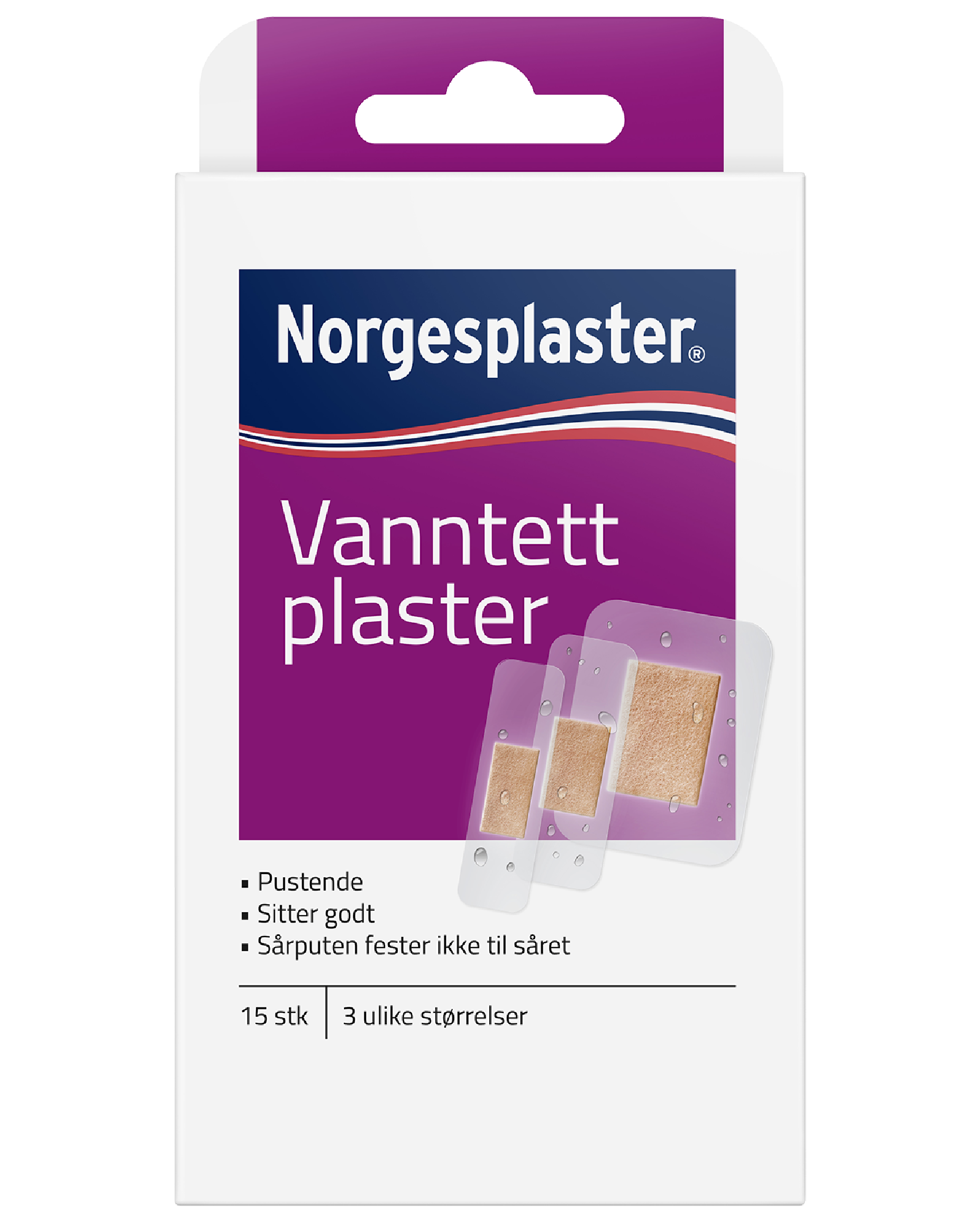 Norgesplaster vanntett plaster 15 stk - Apotek 1