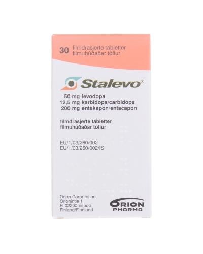 Stalevo Tablett, filmdrasjert 50 mg/12,5 mg/200 mg 30 stk - Apotek 1