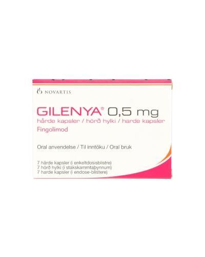Gilenya Kapsel, hard 0,5 mg 7x1stk - Apotek 1