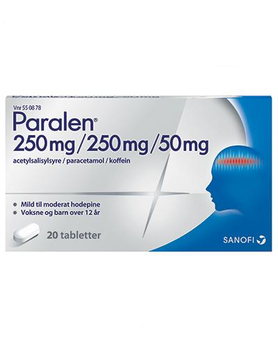 Paralen tabletter 20 stk - Apotek 1