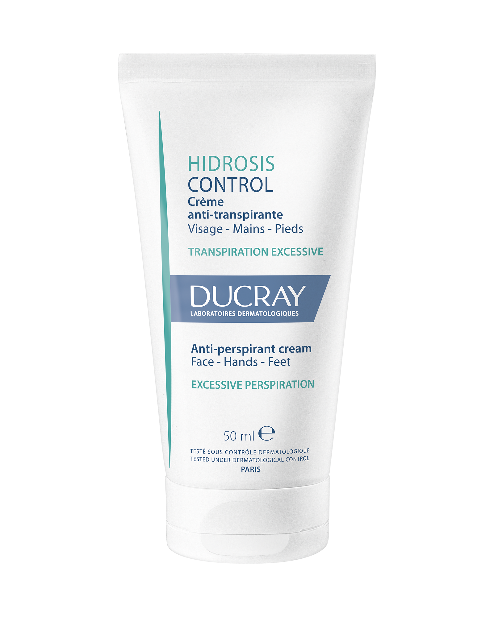 Ducray Hidrosis Control antiperspirant krem til ansikt, hender og ...