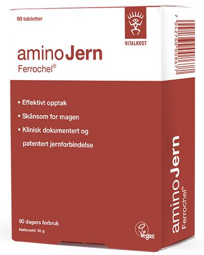 Aminojern Ferrochel 25mg tabletter 90stk - Apotek 1