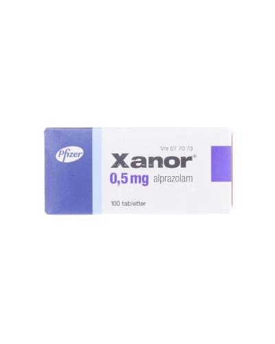 Xanor Tablett 0,5 mg 100 stk - Apotek 1