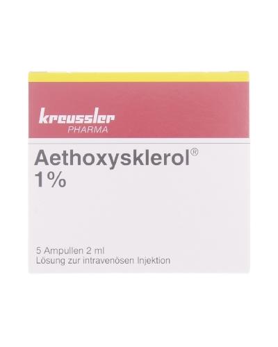 Aethoxysklerol 1% injeksjon 5x2 mlamp - Apotek 1