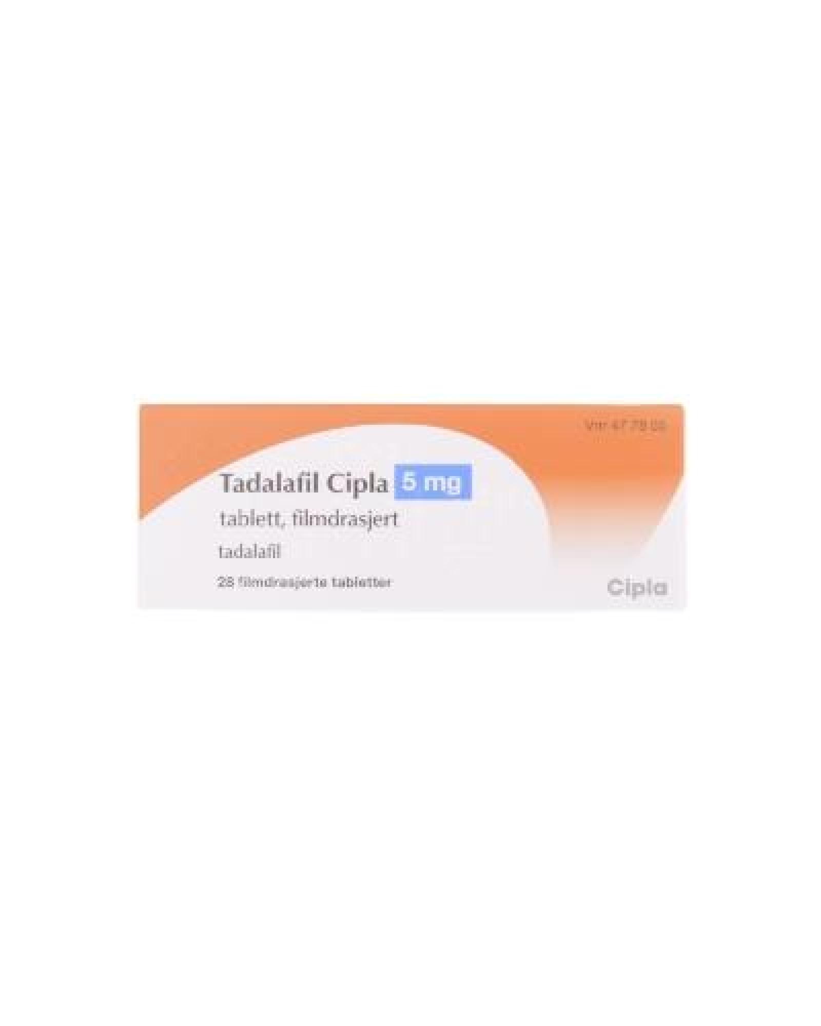 Tadalafil cipla tab 5mg - Apotek 1