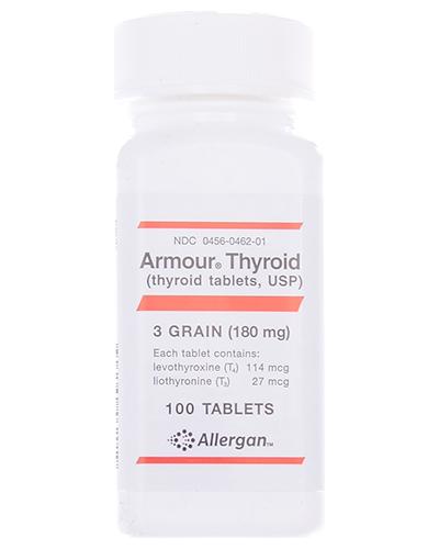 Armour Thyroid 180mg (3 grain) tabletter 100 stk - Apotek 1