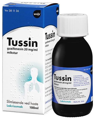 Tussin 20 mg/ml mikstur 100 ml - Apotek 1