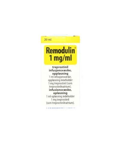 Remodulin Infusjonsvæske, oppløsning 1 mg/ml 20 ml - Apotek 1