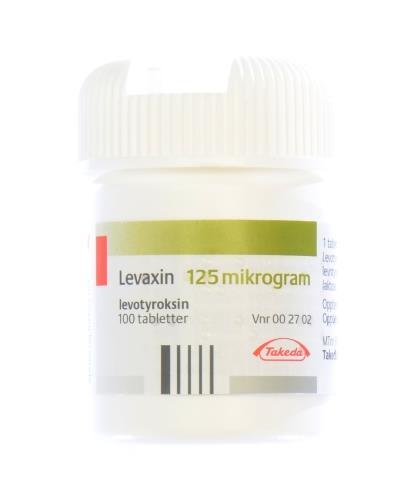 Levaxin 125 mikrog tabletter 100 stk - Apotek 1