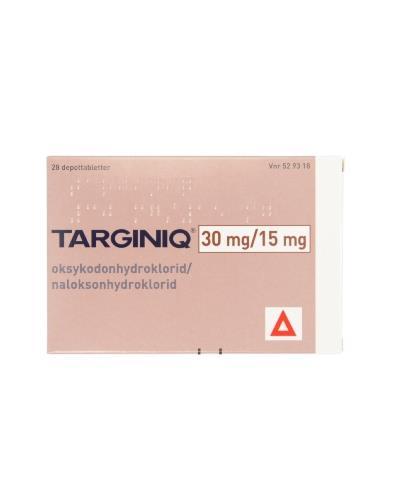 Targiniq Depottablett 30/15 mg 28 stk - Apotek 1