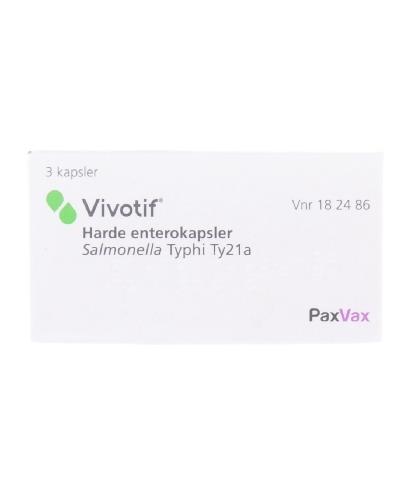 Vivotif enterokapsler, harde 3 stk - Apotek 1