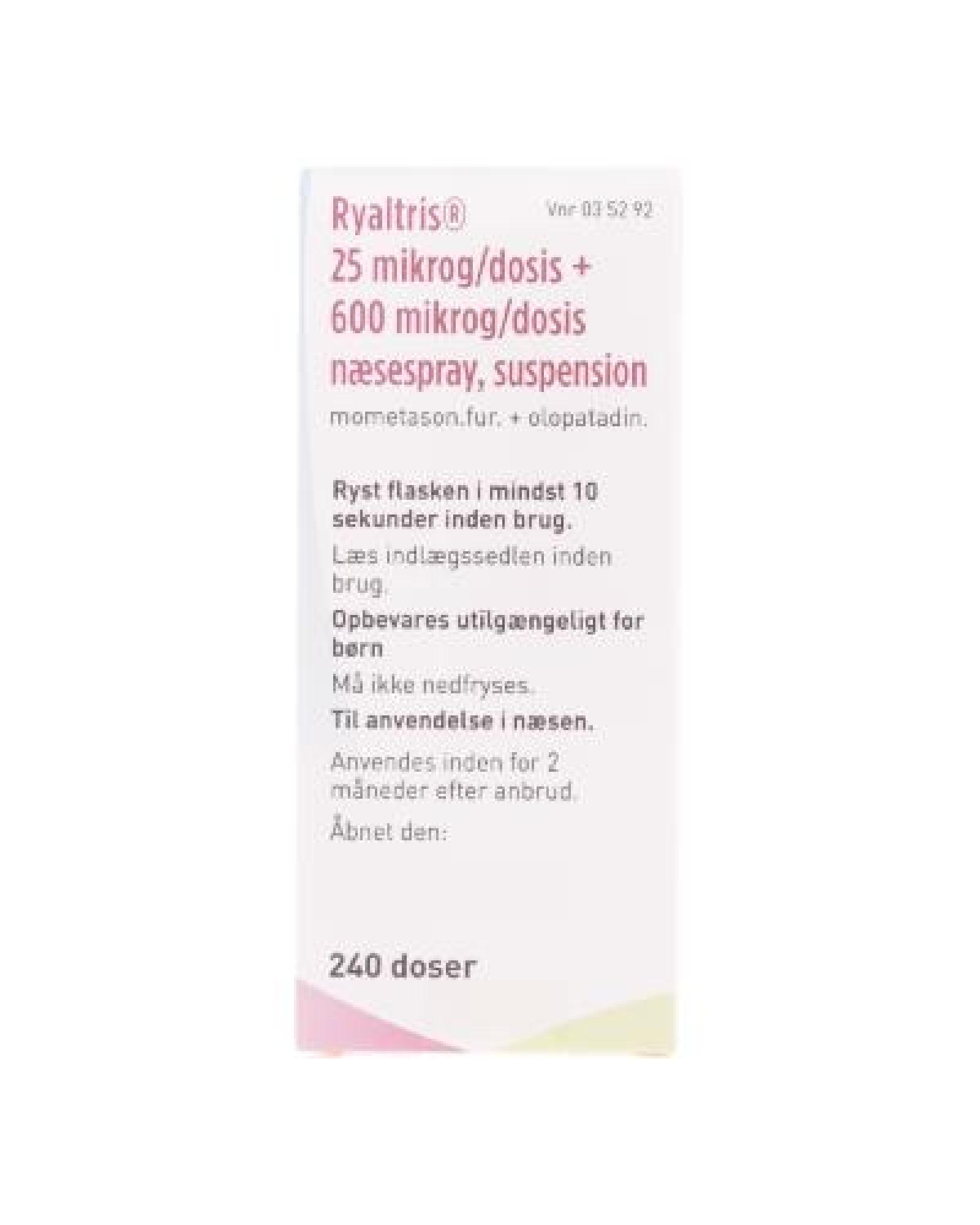 Ryaltris nesespr 25+600mcg/dos - Apotek 1