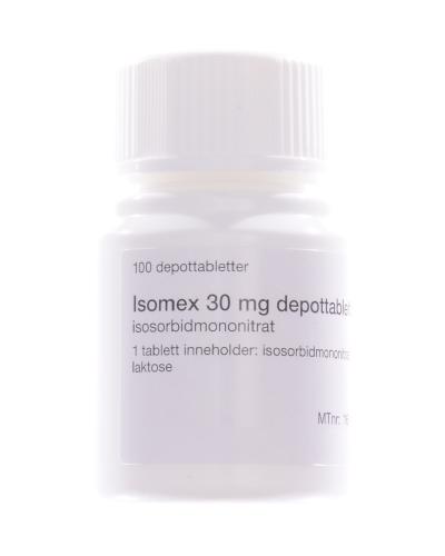 Isomex 30 mg depottabletter boks 100 stk - Apotek 1