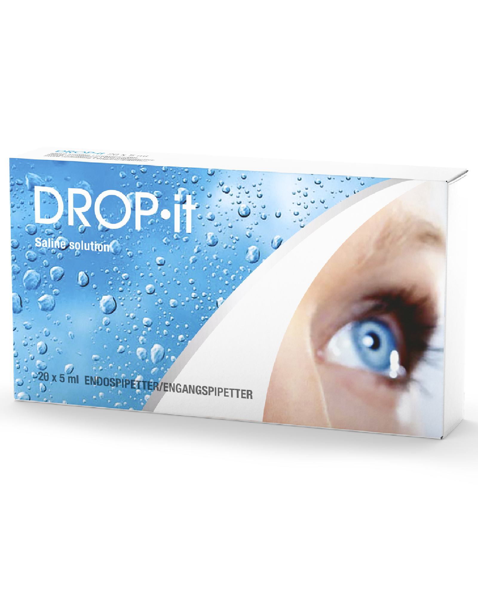 Drop-it saltoppløsning øyne/nese engangspipetter 20x5 ml - Apotek 1