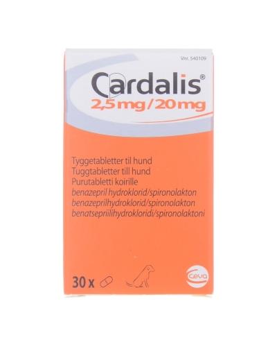 Cardalis vet tyggtab 2,5/20mg - Apotek 1