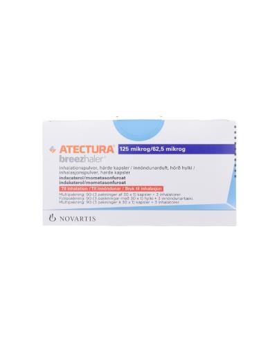 Atectura Breezhaler 125 mikrog /62,5 mikrog inhalasjonspulver, hard ...