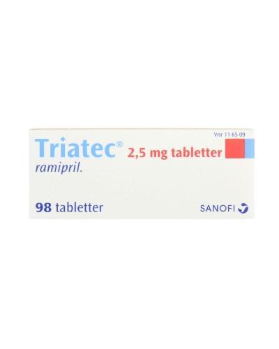 Triatec Tablett 2,5 mg 98 stk - Apotek 1