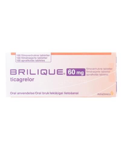 Brilique Tablett, filmdrasjert 60 mg 168 stk - Apotek 1