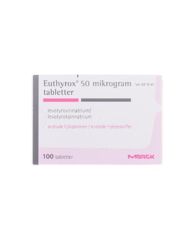 Euthyrox 50 mcg tabletter 100 stk - Apotek 1