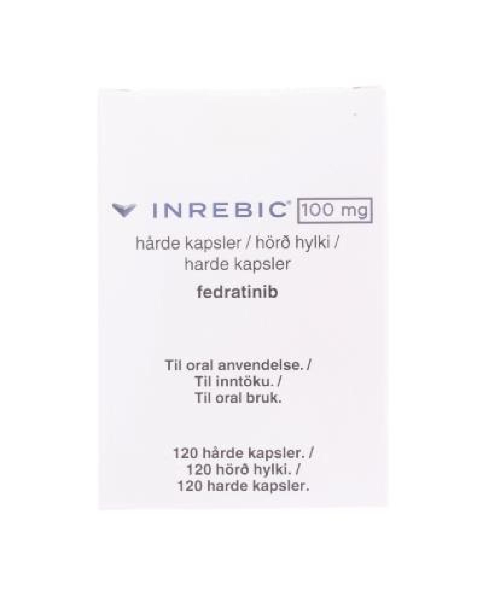 Inrebic 100 mg harde kapsler 120 stk - Apotek 1