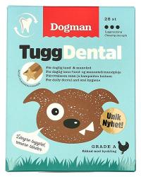 Dogman Tygg Dental tyggepinner med kylling 28 stk - Apotek 1