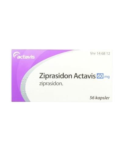 Ziprasidon Actavis Kapsel, hard 60 mg 56 stk - Apotek 1