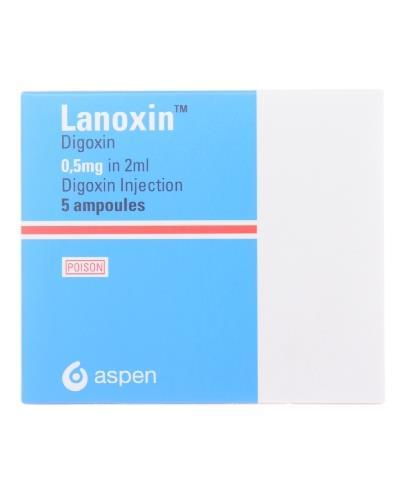 Lanoxin 0,5mg/2ml injeksjon 5x2mlamp - Apotek 1