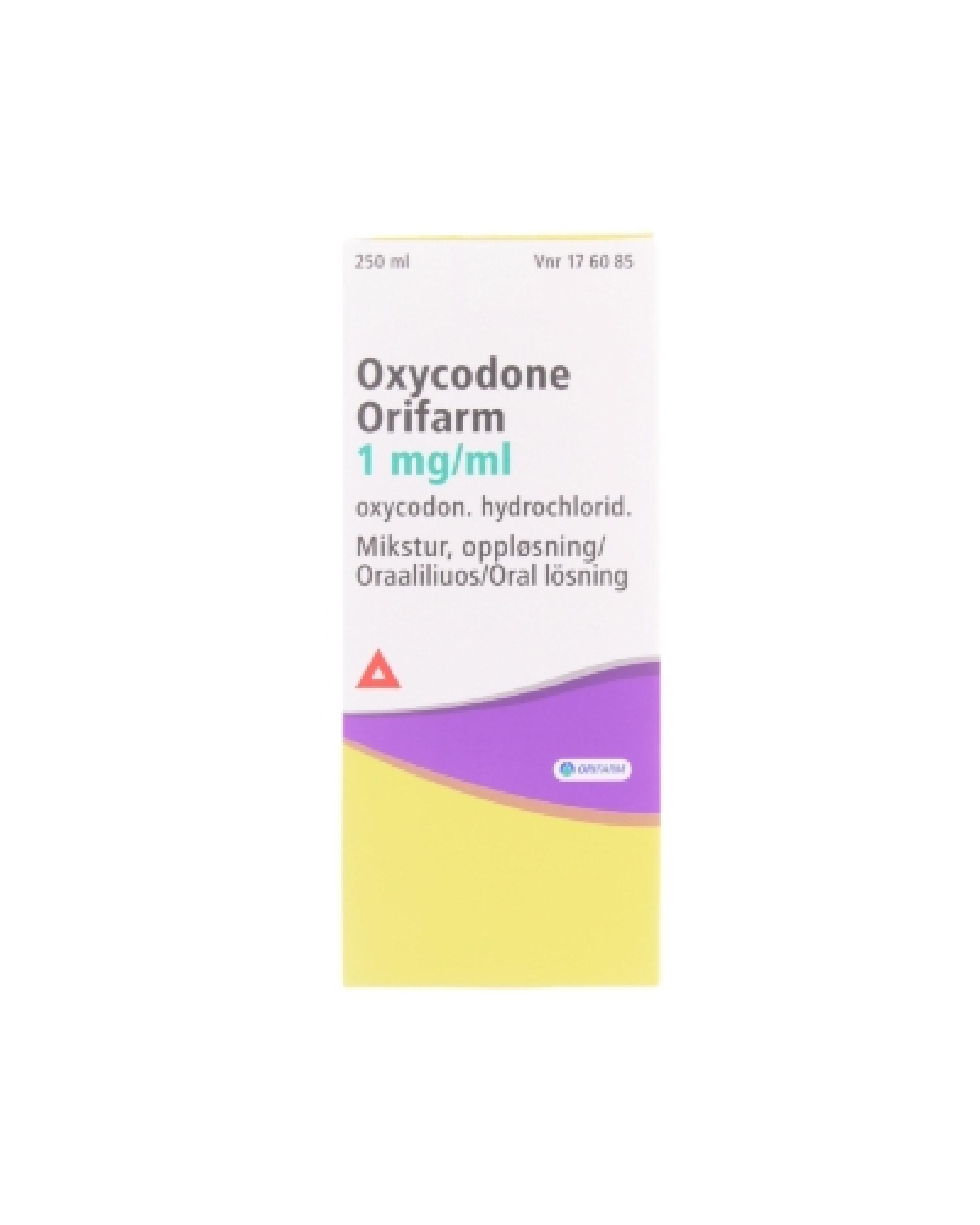 Oxycodone orifarm miks 1mg/ml - Apotek 1