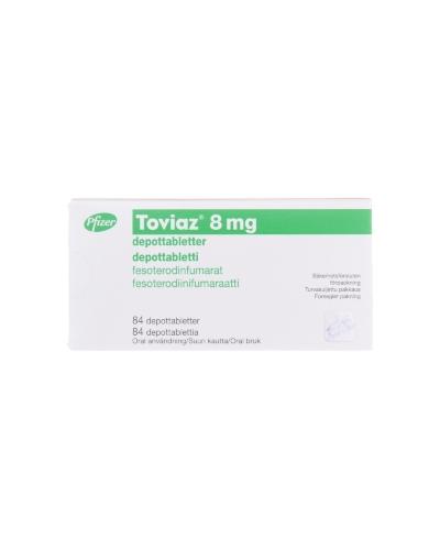 Toviaz Depottablett 8 mg 1x84 stk - Apotek 1