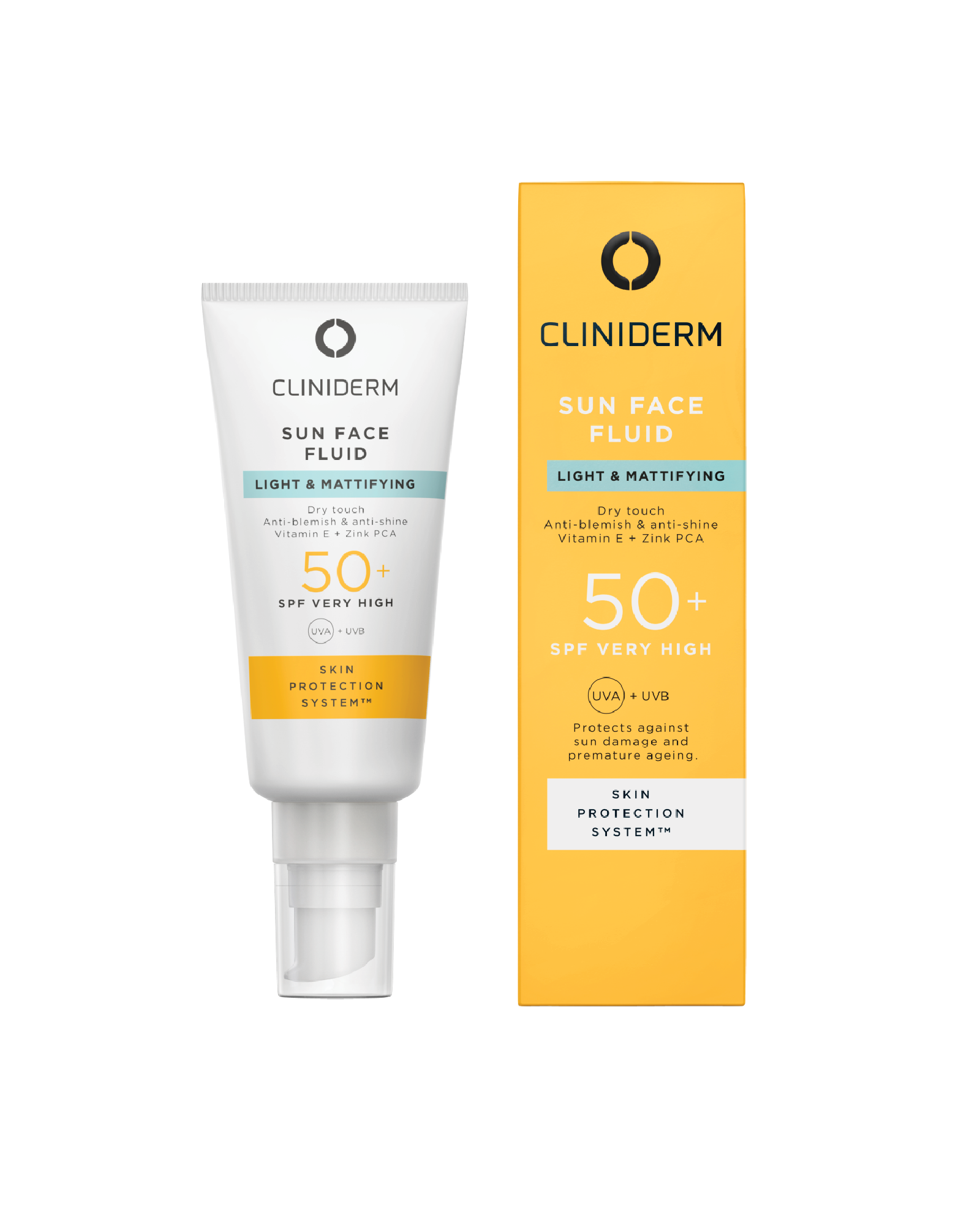 Cliniderm Light&Mattify Face Fluid solkrem SPF50+ 40 ml - Apotek 1