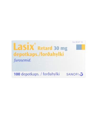 Lasix Retard Depotkapsel, hard 30 mg 100 stk - Apotek 1