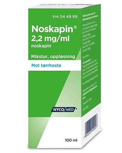 Noskapin 2,2 mg/ml mikstur 100 ml - Apotek 1