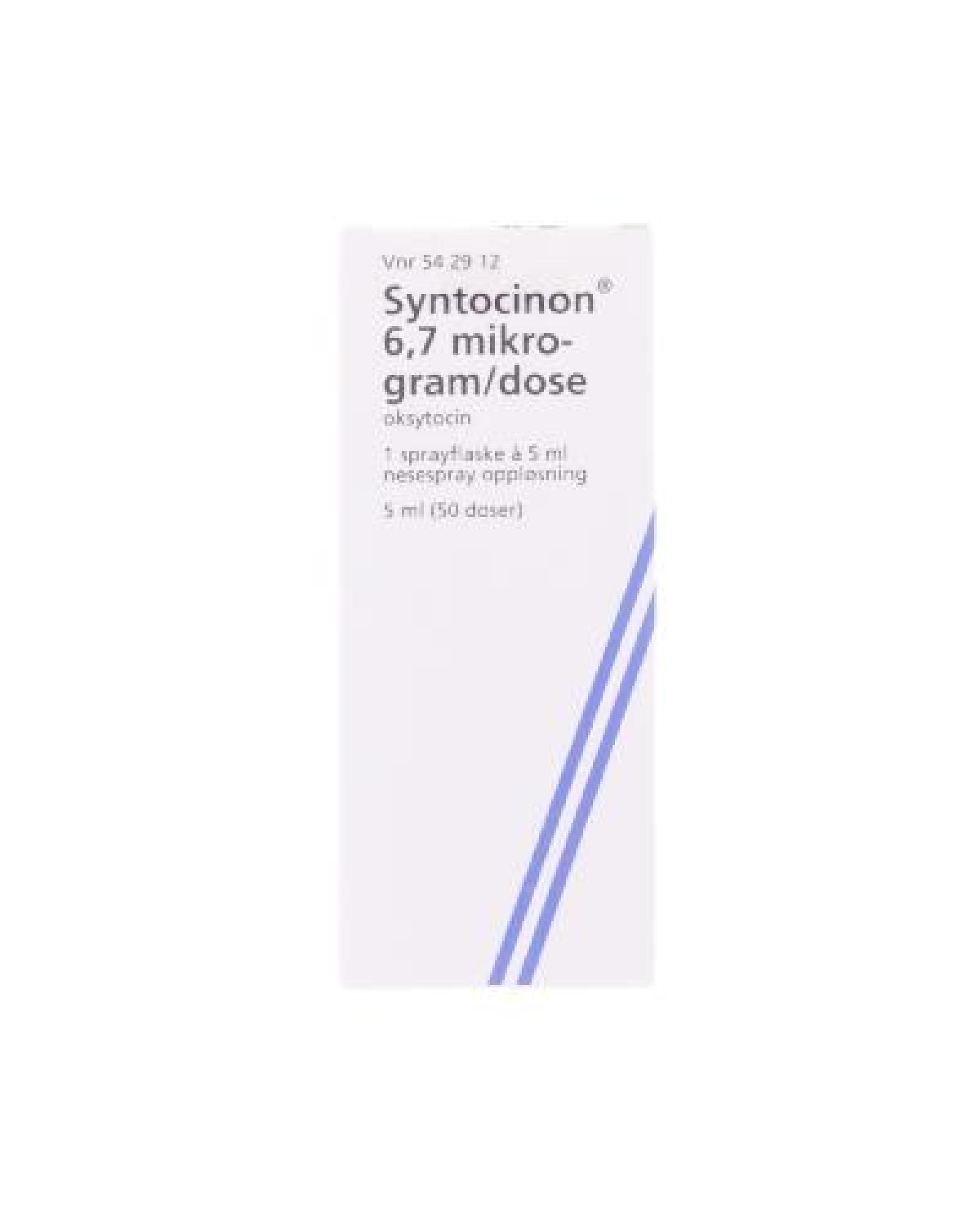 Syntocinon orif nesespr 6,7mcg 5 ML - Apotek 1